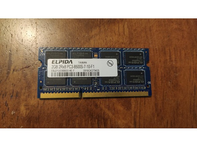 Ram memorija 2GB DDR3 Elpida , 1066MHz , BR2