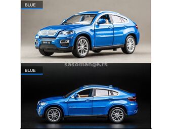 BMW X6 metalni muzički plavi