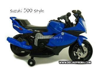 Suzuki 500 Style motori na akumulator za decu Plavi