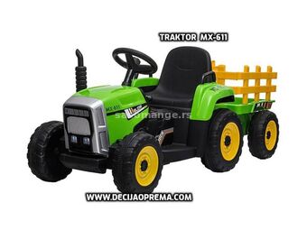 Traktor MX-611 na akumulator 12V Zeleni 2022