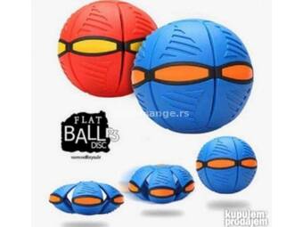 Disk lopta - frizbi se pretvara u loptu - flat ball