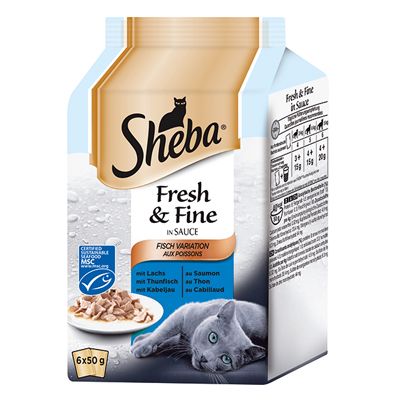 Sheba Fresh & Fine Izbor Ribe 6x50g