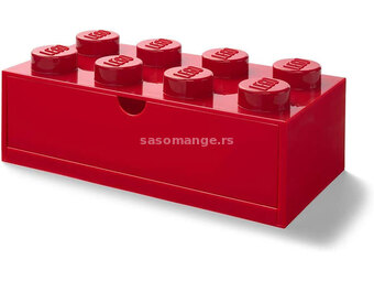 Stona fioka LEGO Kocka 8 30x15x11cm crvena 4021
