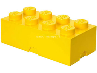 Kutija za odlaganje sa poklopcem LEGO Kocka 8 50x25x18cm žuta 4004
