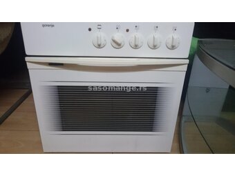 Gorenje rerna i ploca sa ringlama, malo koriscena