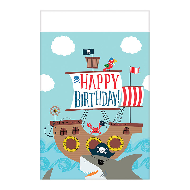 Plastični stolnjak – Ahoy Happy Birthday