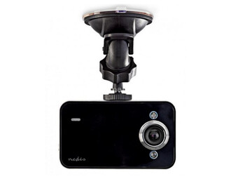 Nedis dash cam, 720p@30fps, 3.0 MPikel, 2,4" LCD, Detekcija pokreta, Crna DCAM06BK