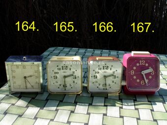 Mehanički stoni satovi - budilnici 164-167