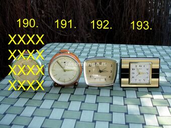 Mehanički stoni satovi - budilnici 190-193