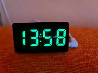 Mini LED CLOCK br.3 - sat-budilnik, termometar, 3 alarma