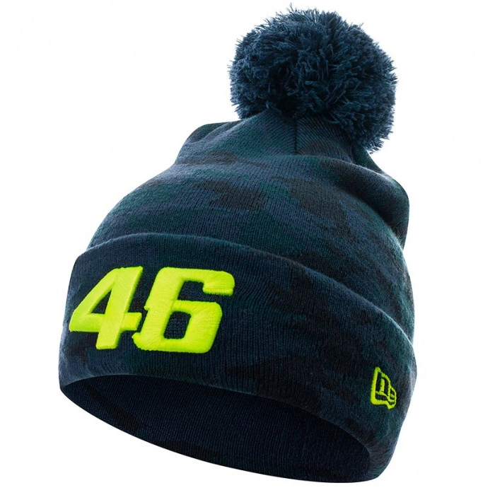 Valentino Rossi VR46 New Era Bobble Camo Print zimska kapa