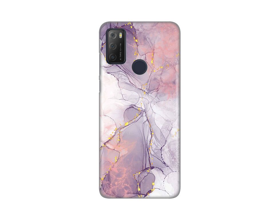 Silikonska futrola PRINT - Alcatel 1S (2021)/3L (2021)/A1 Alpha 21 Pink Marble