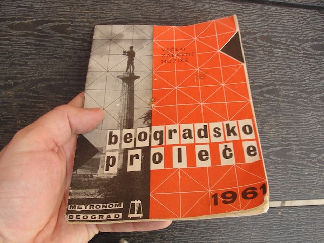 Beogradsko Proleće 1961va ultra retki katalog učesnika