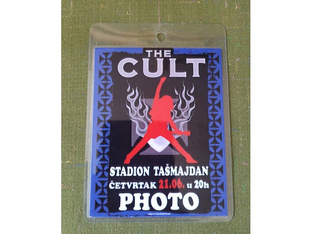 THE CULT PHOTO ULAZNICA PLASTIFFICIRANA