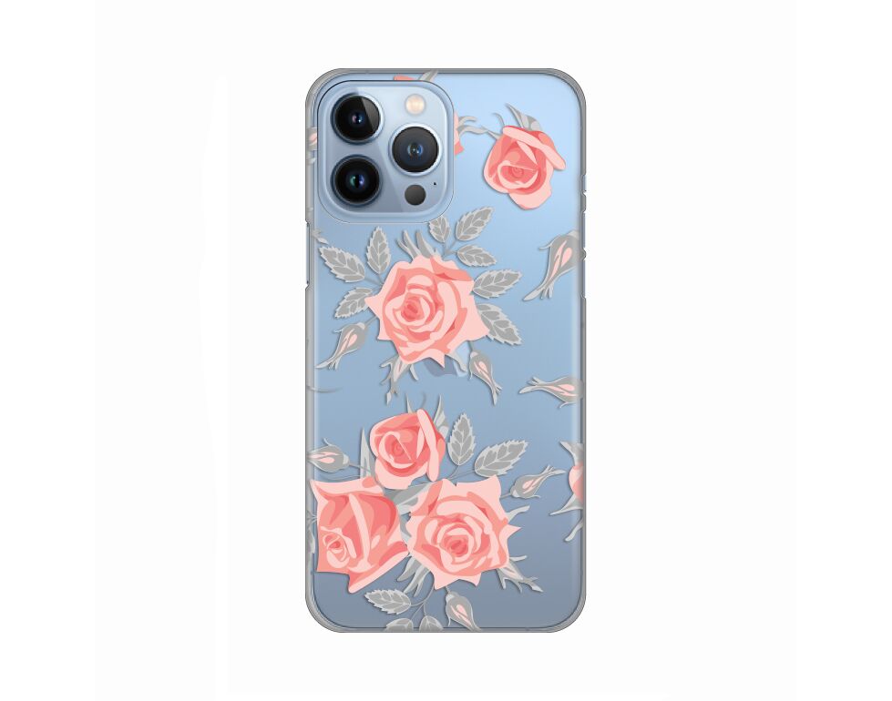 Silikonska futrola PRINT Skin - iPhone 13 Pro Max Elegant Roses