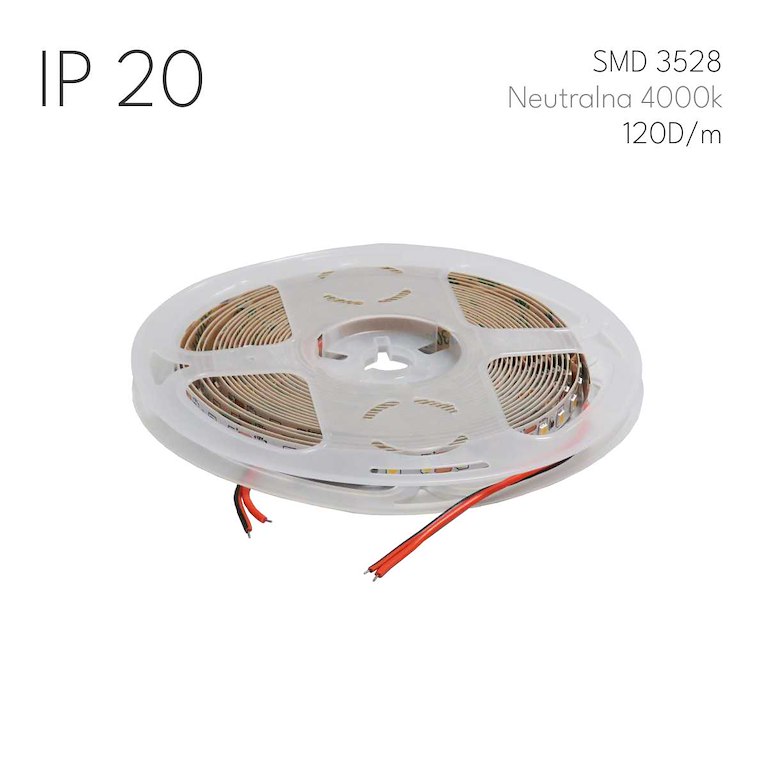 RAS LED traka 3528 NW 120D 8mm IP 20