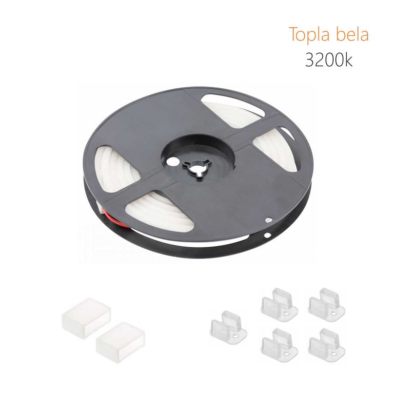 RAS LED traka NEON WW toplo bela 5m GTV