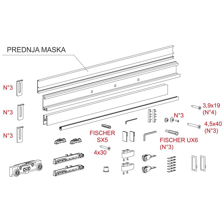 Magic kliz.meh. 110cm- Maska