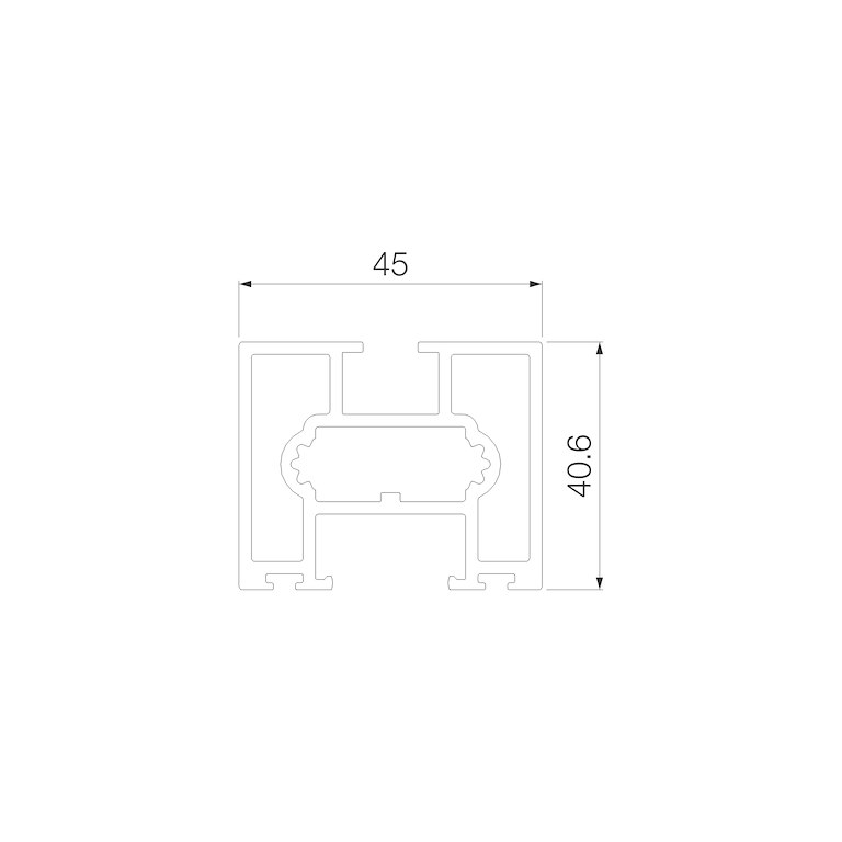 PVS TS UNIVERSAL horizontalni profil AL SM