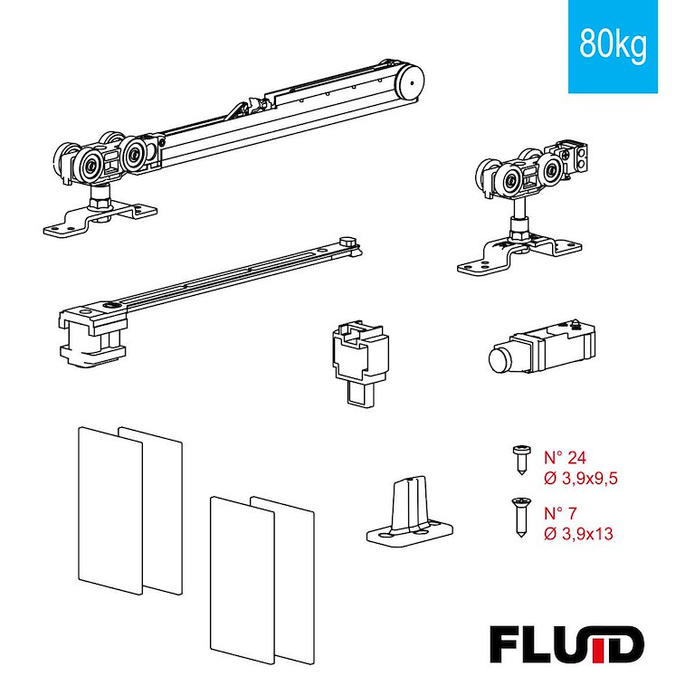 PVD TS-SELFIE mehanizam 80kg FLUID