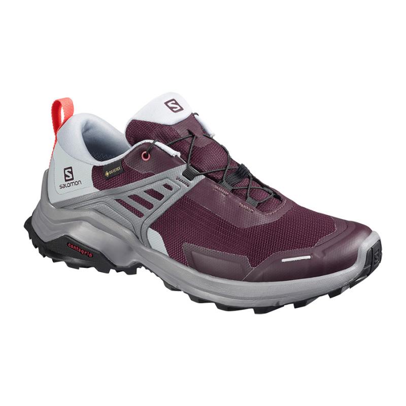 Salomon Patike Za Planinarenje Ženske X Raise Gtx W Bela/Crveni RS698JE