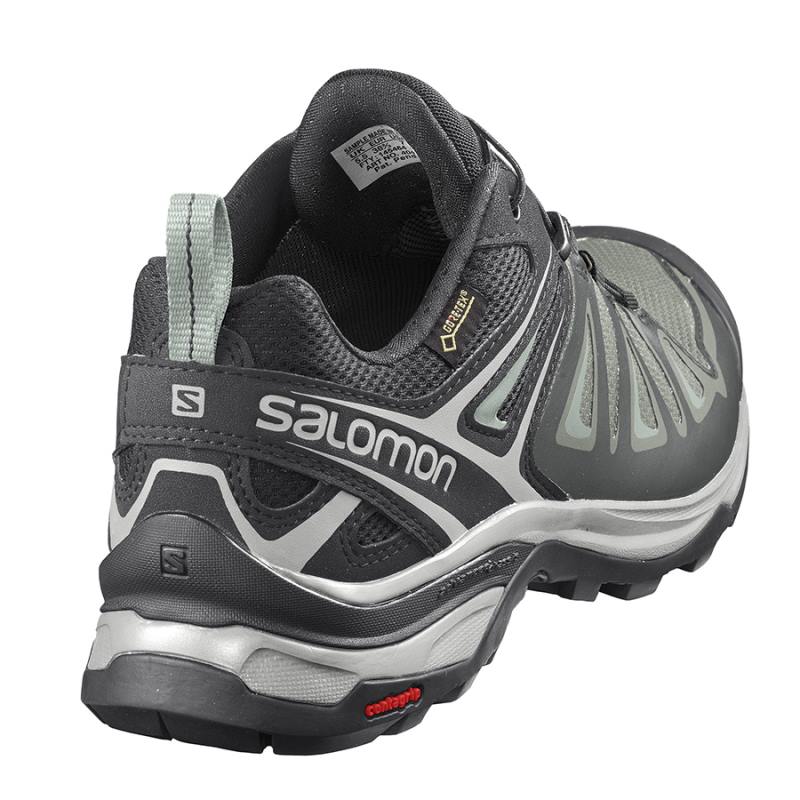 Salomon Patike Za Planinarenje Ženske X Ultra 3 Gtx W Svijetlo Turquoise/Siva RS509MJ