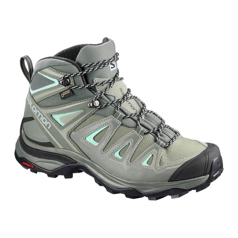 Salomon Patike Za Planinarenje Ženske X Ultra 3 Mid Gtx W Maslina Crna RS391IF