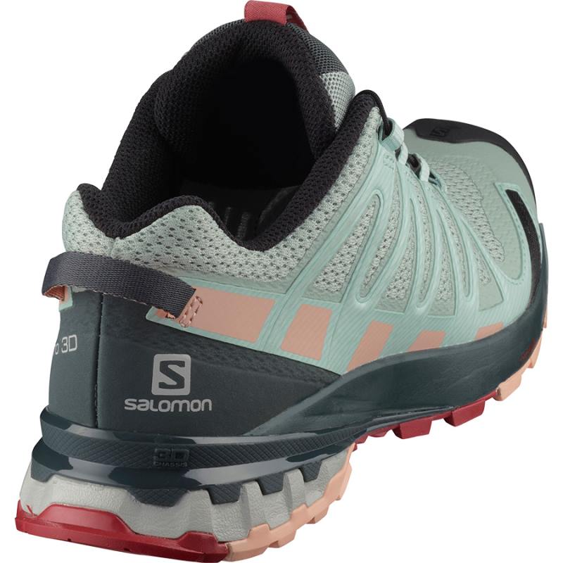 Salomon Patike za Planinarenje Ženske Xa Pro 3d V8 W Svijetlo Turquoise Siva RS304TN