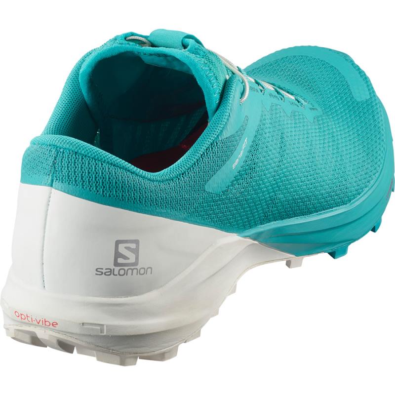 Salomon Patike Za Trail Trčanje Ženske Sense 4 W /Pro Bela Plava RS725CJ