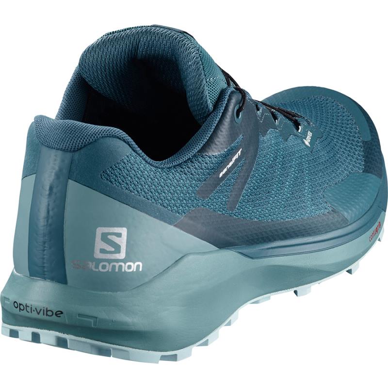 Salomon Patike Za Trail Trčanje Ženske Sense Ride 3 Gtx Invis. Fit W Turquoise/Plava RS360GT