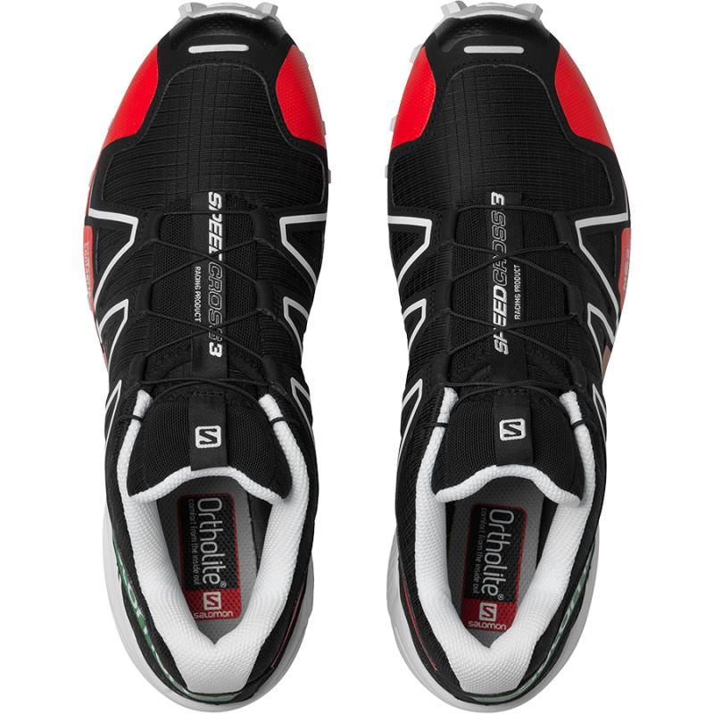 Salomon Sportske Patike Ženske Speedcross 3 Crna/Zeleno/Crveni RS075EY