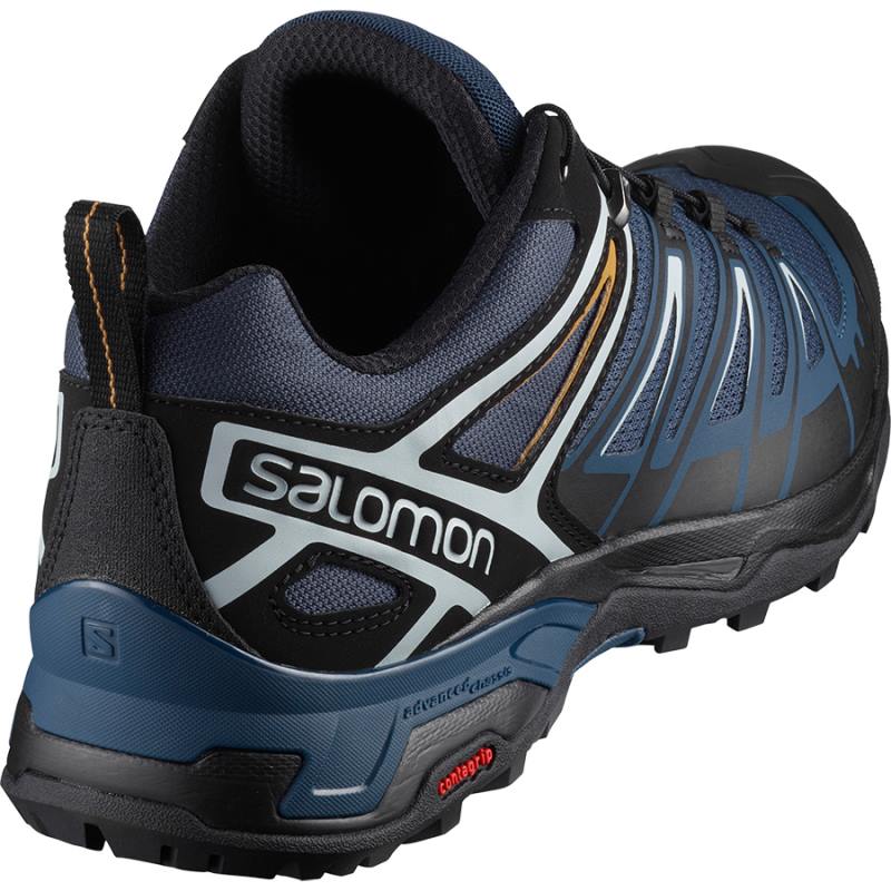 Salomon Patike Za Planinarenje Muške X Ultra 3 Dark Crna/Plava RS704LK