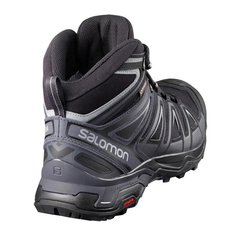 Salomon Patike za Planinarenje Muške X Ultra 3 Mid Gtx Crna/Ljubičasta RS167DT