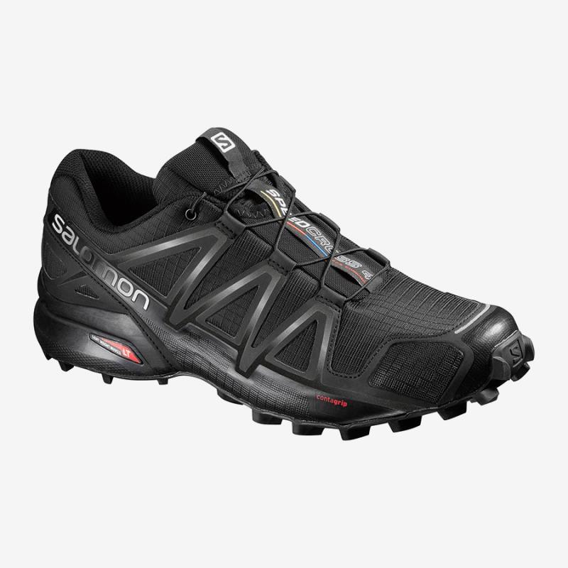 Salomon Patike Za Trail Trčanje Muške Speedcross 4 Crna/Crveni RS513GQ