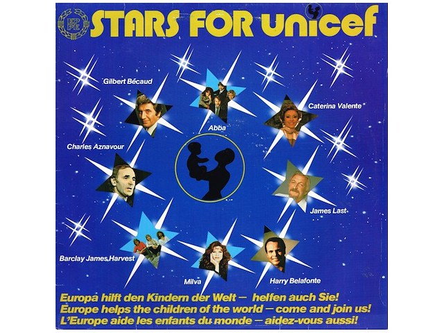 Stars For Unicef LP Abba,J.M.Jarre,Vangelis,Aznavour ,,