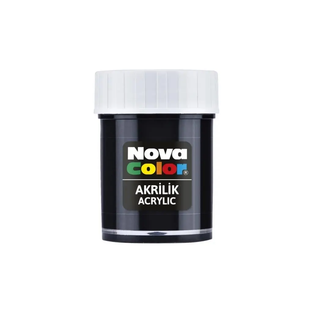 NOVA COLOR Akrilna boja 30g crna