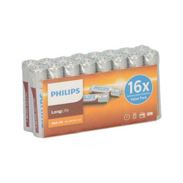 PHILIPS Baterija, AAA R03, 16 kom.