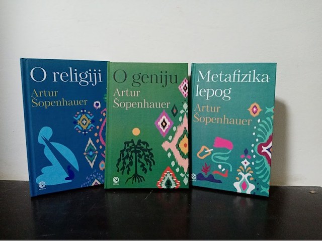 ARTUR ŠOPENHAUER  komplet 1-3 Metafizika lepog...