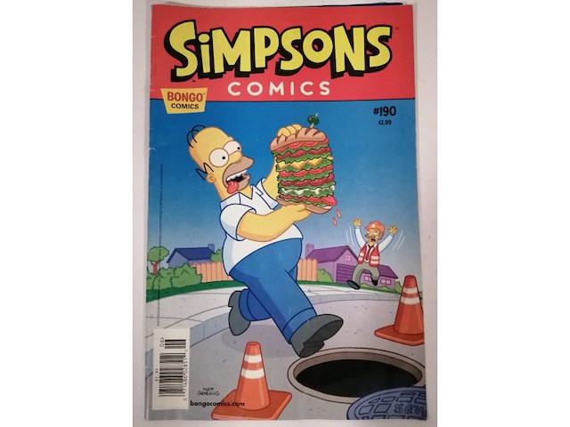 SIMPSONS COMICS  BONGO COMICS #190