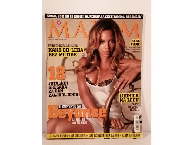 MAXIM FEBRUAR 2008 BEYONCE