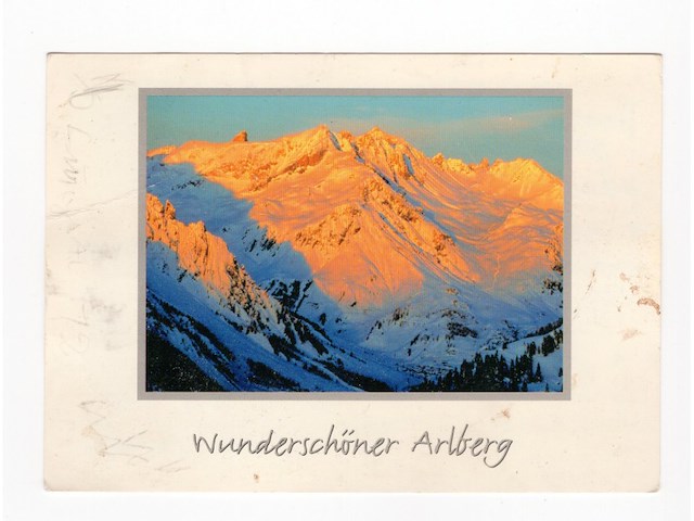 Razglednica Austrija, Arlberg
