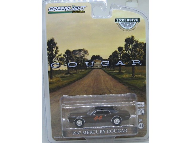 1:64 greenlight mercury cougar `67