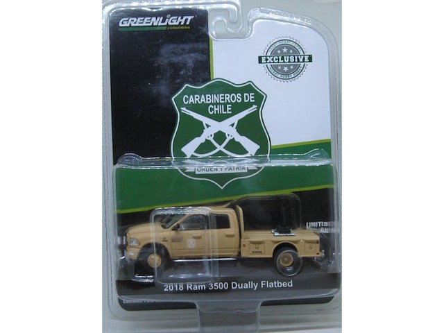 1:64 greenlight dodge ram 3500 dually flatbed