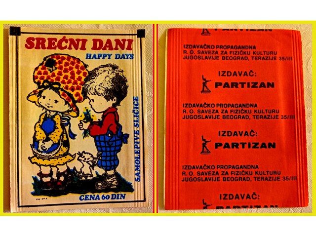 SREĆNI DANI prazna kesica ✿✿✿