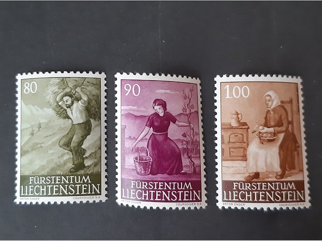 Liectenstein 21 cela serija 1961g