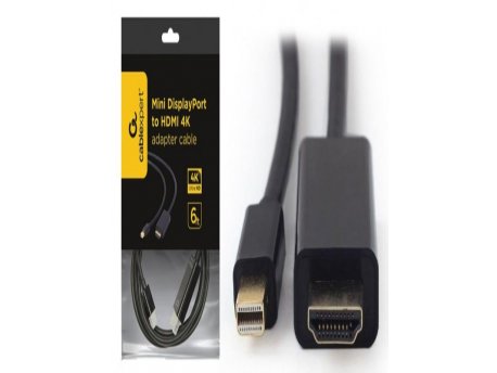 GEMBIRD CC-mDP-HDMI-6 Gembird Mini DisplayPort to HDMI 4K cable, 1.8m