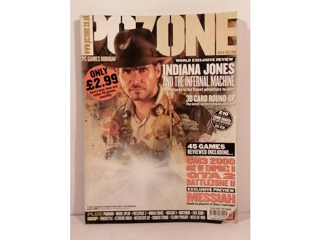 PC ZONE 84 XMAS 1999 INDIANA JONES