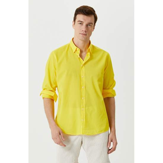 Comfort Fit Yellow Shirt