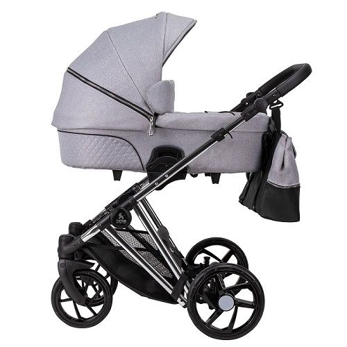 Tutek Kolica za bebe 2in1 Diamons Pro 1, Light Grey