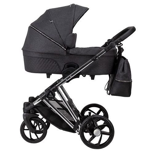 Tutek Kolica za bebe 2in1 Diamons Pro 2, Dark Grey